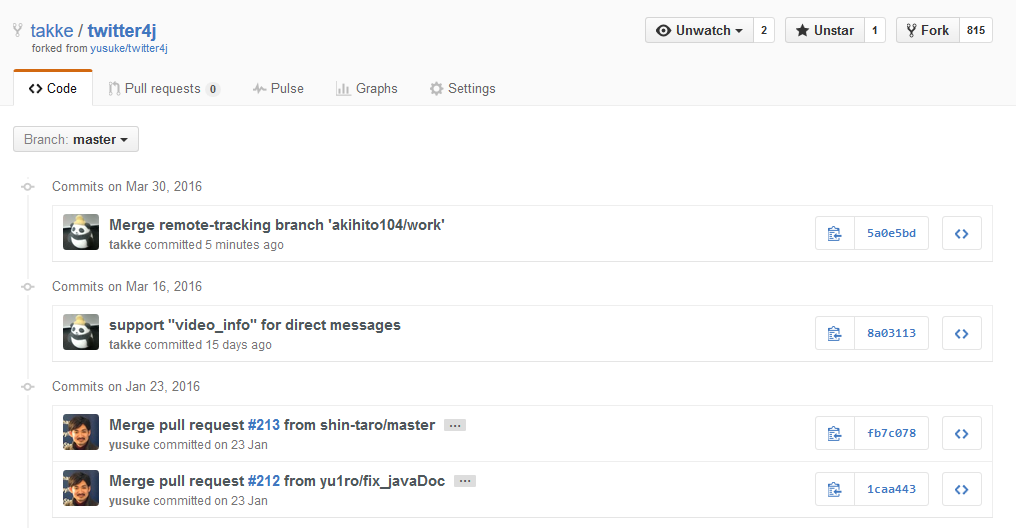 Githubで別ユーザーのpullrequestを取り込む Github Qiita