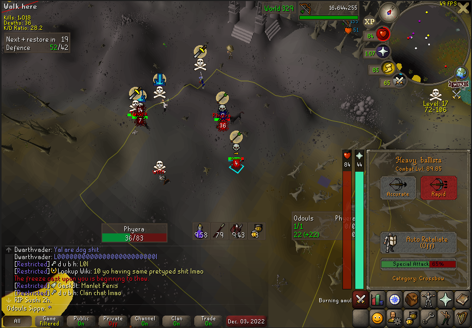 Saturday: Clearing Blowpipes from Slayer caves - Wilderness - The ...