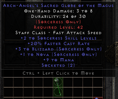 __+5 Blizzard 2os Green Orb __ - Topic - d2jsp