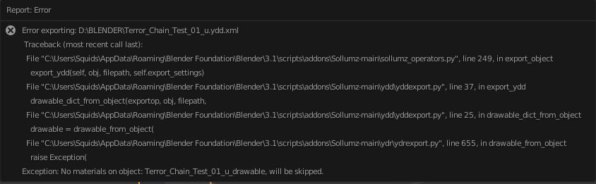 No Materials On Object · Issue #310 · Sollumz/Sollumz · GitHub