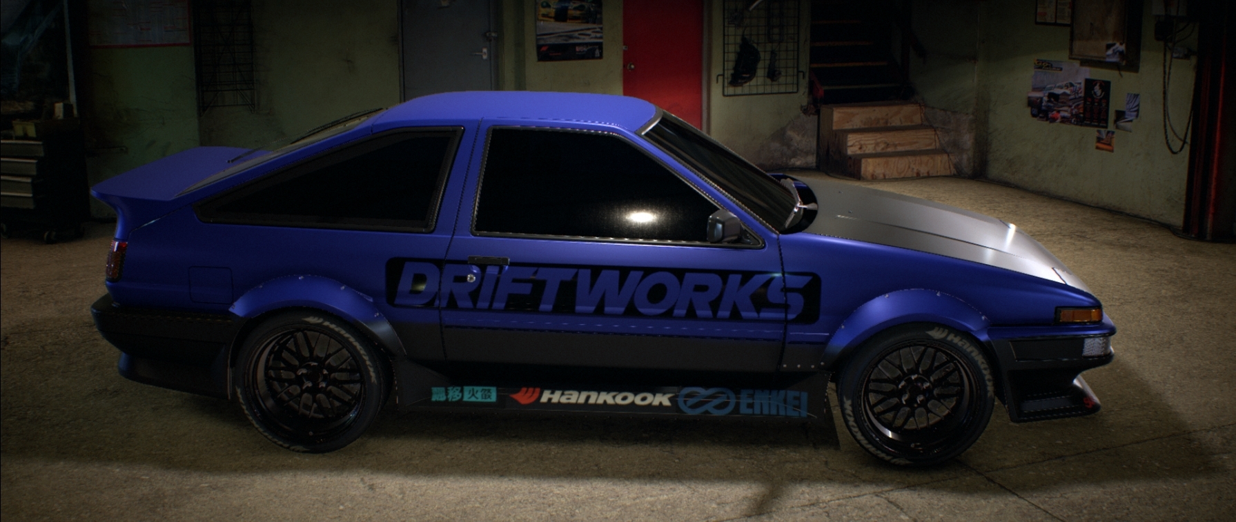 Blue&Black AE86 : r/needforspeed