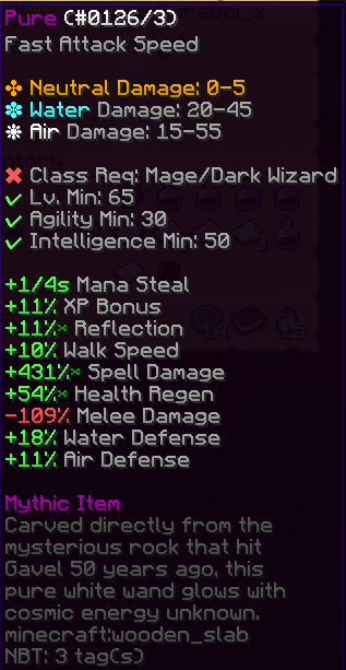 Selling - Mythic Wand | Wynncraft Forums