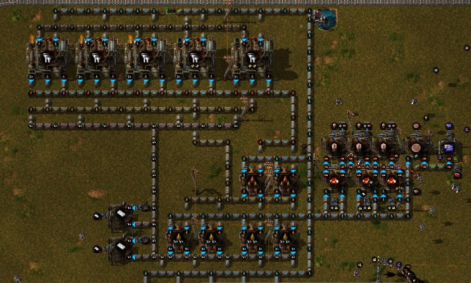 Does anyone have a tilable battery factory design that uses barrels of ...