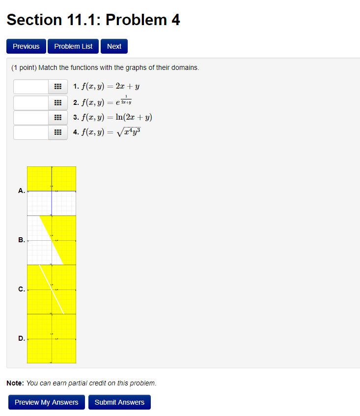 Solved Section 11.1: Problem 4 PreviouS PToblem List Next (1 | Chegg.com