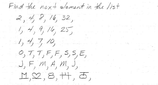 Find The Next Element In The List Physics Forums