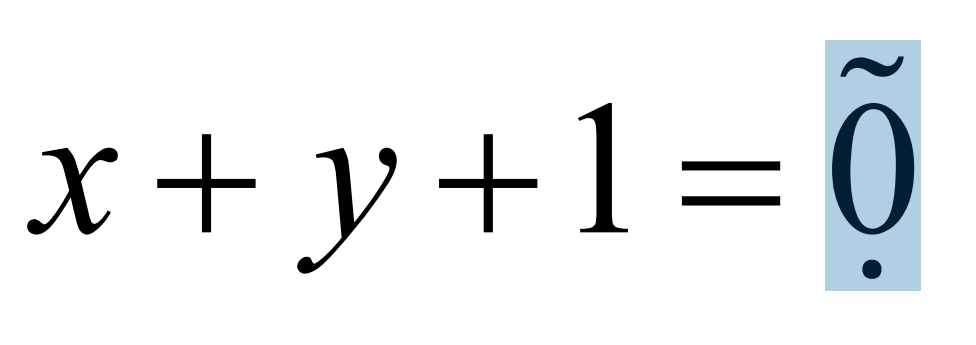 A tilde above a zero and a dot below it? : r/whatisthisthing