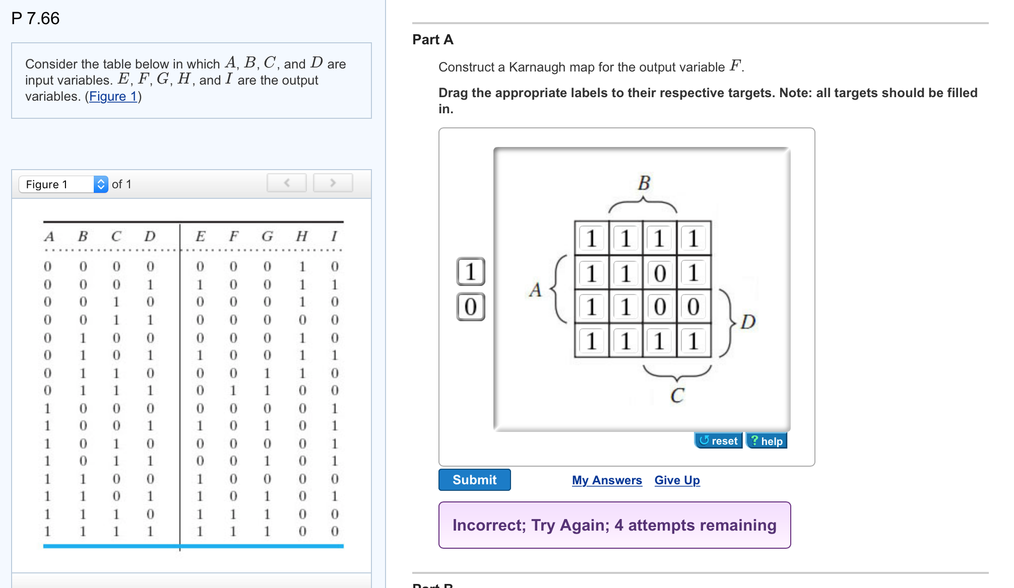 Solved Consider the table below in which A, B, C, and D are | Chegg.com