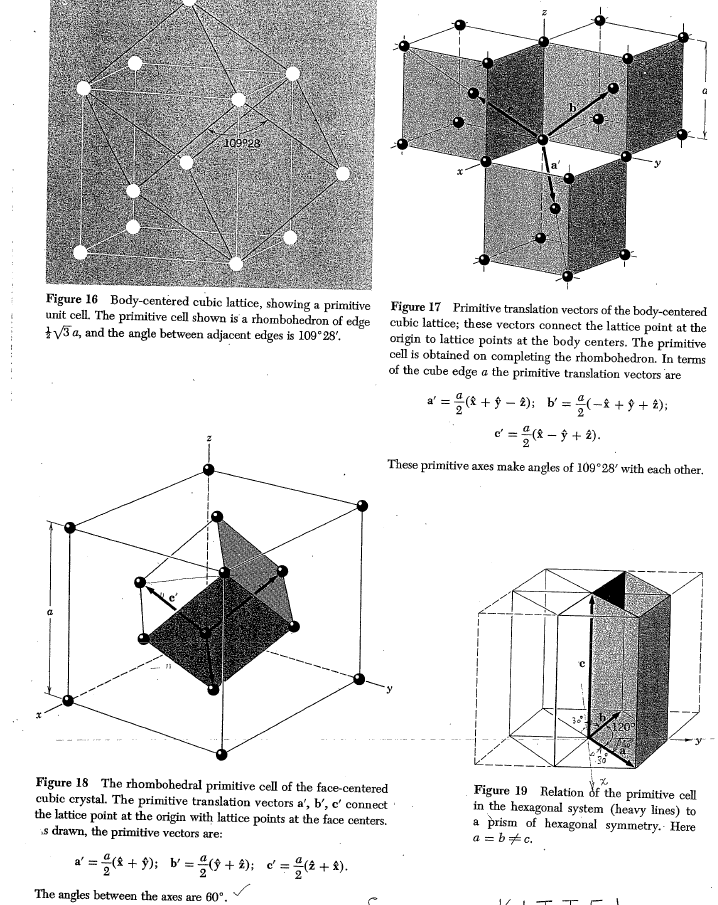 109928 Figure 16 Body-centered cubie lattice, showing | Chegg.com