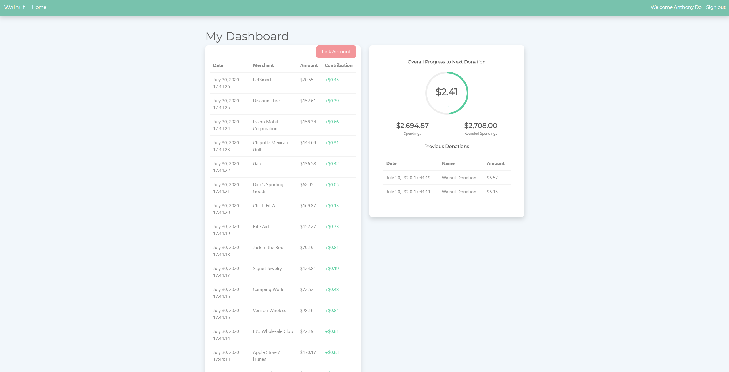 GitHub - anthonydo1/Walnut: A web app that rounds up all your ...