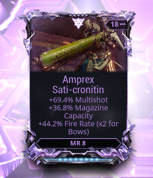 Apologies for asking: Is this Amprex riven decent? : r/Warframe