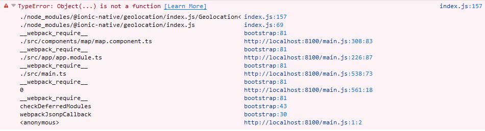 Importing the "Geolocation" module causes app to break · Issue #2632 · danielsogl/awesome ...