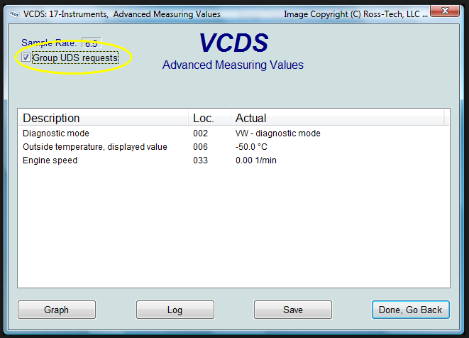 Need help w/ VCDS Logs