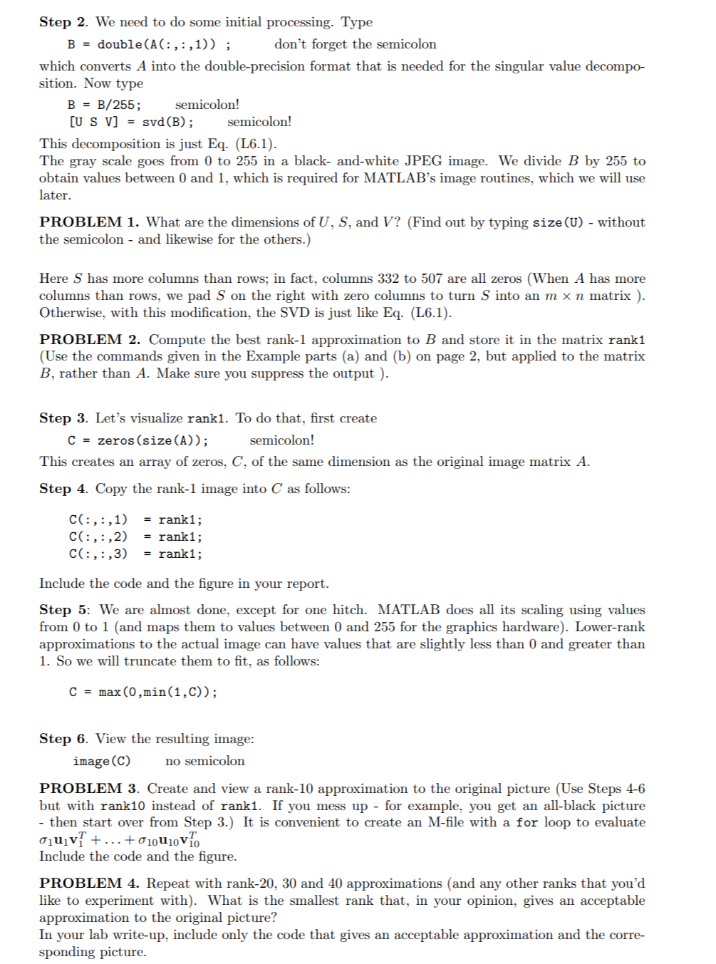 Solved This Must Be Done In Matlab Will Upvote And Much