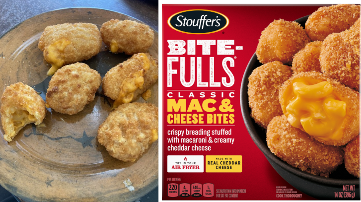 Stouffer Bite-Fulls Mac & Cheese Bites : r/frozendinners