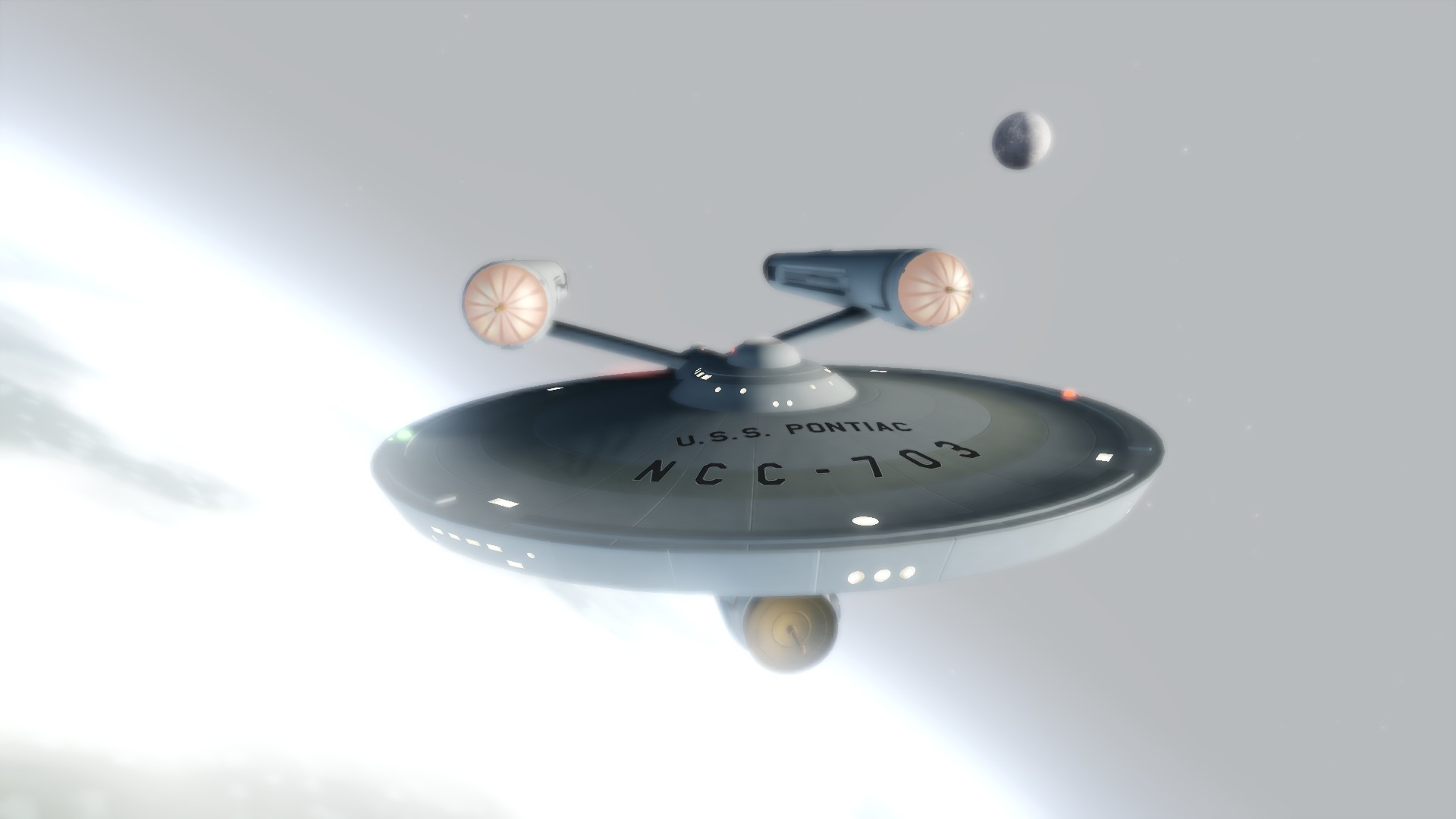 The U.S.S. Pontiac before departing on its final mission : r/STOscreenshots