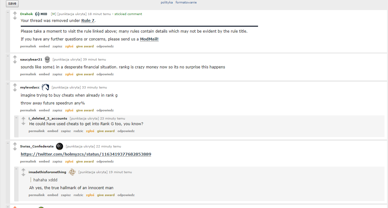 ESEA rank G player 'holmyz' was recorded trying purchase cheats. : r ...