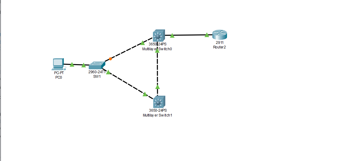 Cisco Packet Tracer Connection Error - The cable cannot be connected to ...