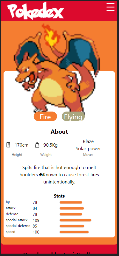 Github Josecoelho25 React Pokedex Pokedex Pokeapi 152 Pokemons With A Details Page With