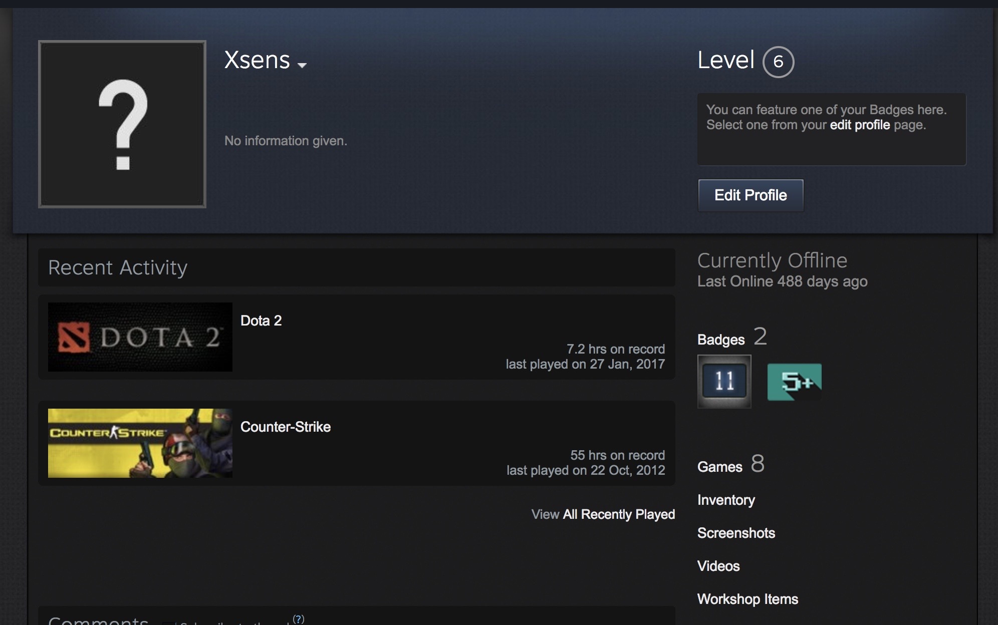 [WTS] 15 Year Old Steam Account - 6 Digits - MPGH - MultiPlayer Game Hacking & Cheats