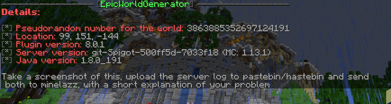 Custom Terrain | Bukkit Forums