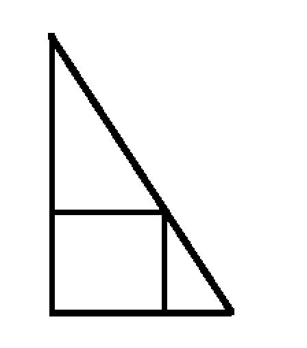 Determining the area of a triangle using only squares : r/math