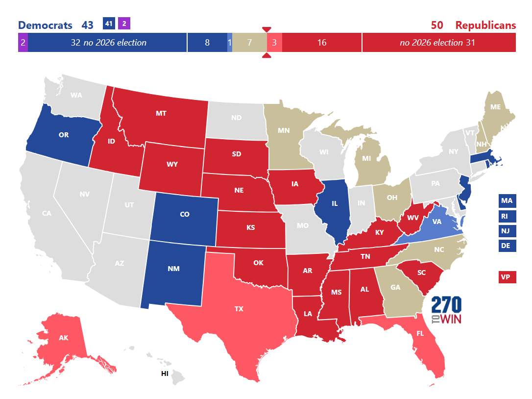 2026 Election - Senate Democrats Have a Geography Problem - Democratic Underground Forums