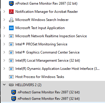 Nprotect not cleanly uninstalled :: HELLDIVERS™ 2 Anticheat