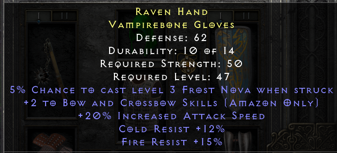 2/20 Bowazon Gloves - Topic - d2jsp