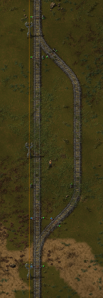 Why do trains below find "No Path" to a station above? : r/factorio