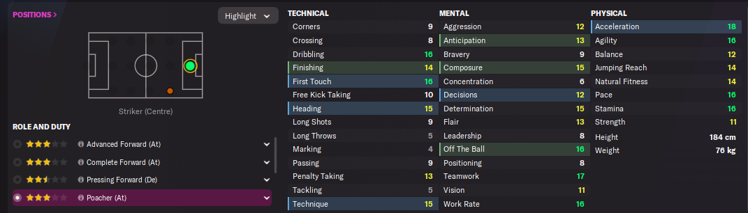 attribute roles - Football Manager General Discussion - Sports ...