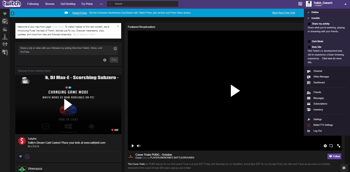 Maybe I'm crazy but... how do you log out? : r/Twitch