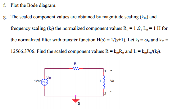 Solved 4 Figure 4 Shows An Rl Circuit A Find The Transfer