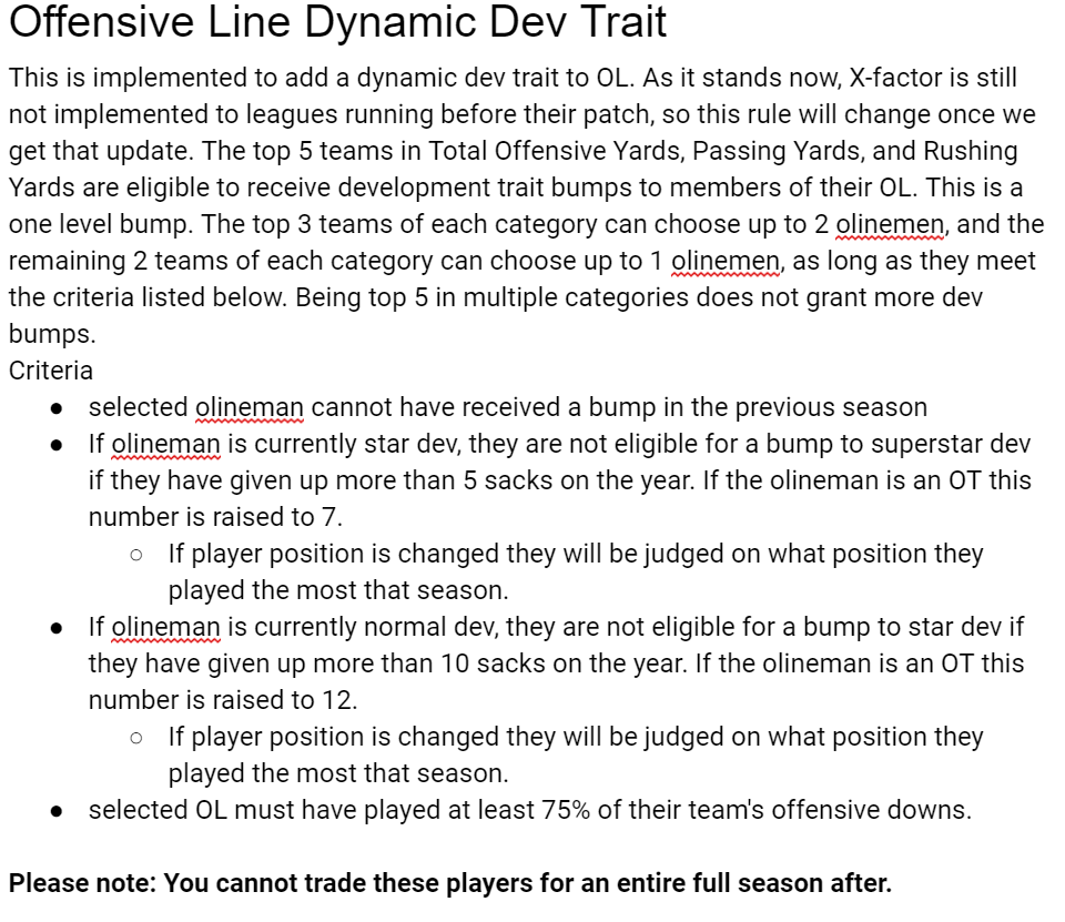 How to increase OL Dev Traits? : r/Madden