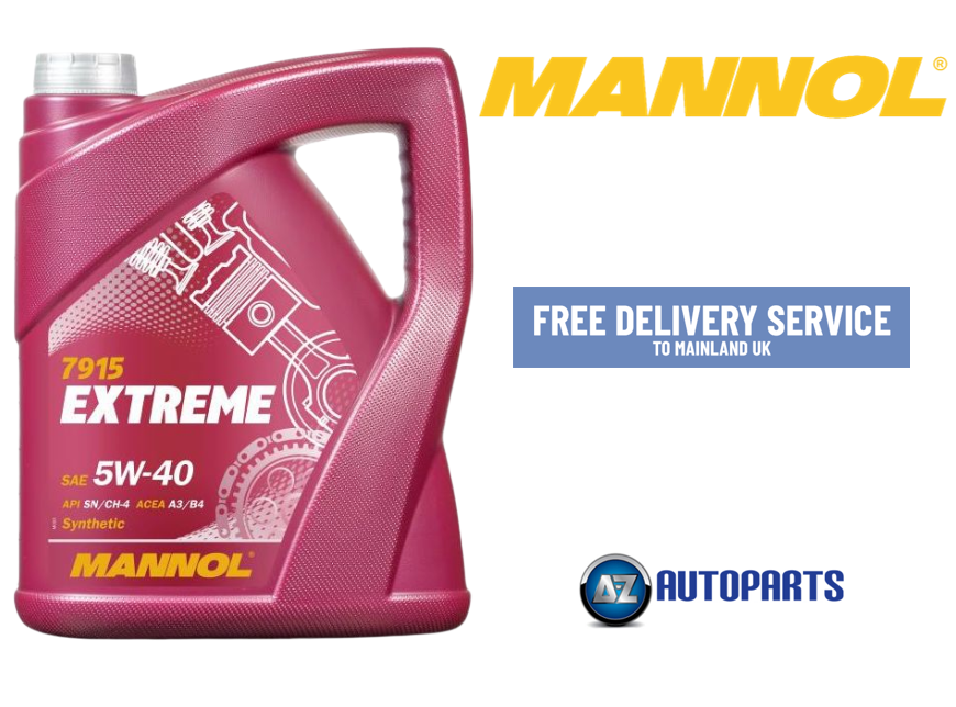 Mannol - Extreme 5W-40 Car Engine Oil ACEA A3/B4 VW Fully Synthetic 4 ...