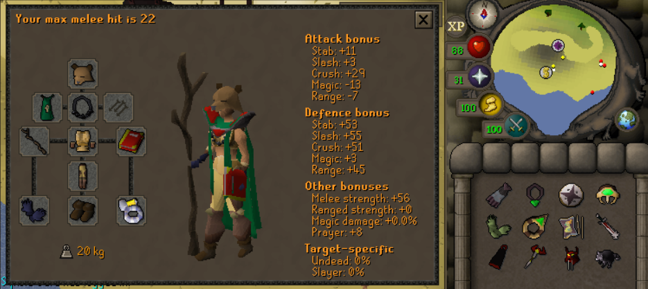 Level 58 MAXED Obby Mauler | 1 ATT / 1 DEF / 31 PRAY | Sell & Trade ...