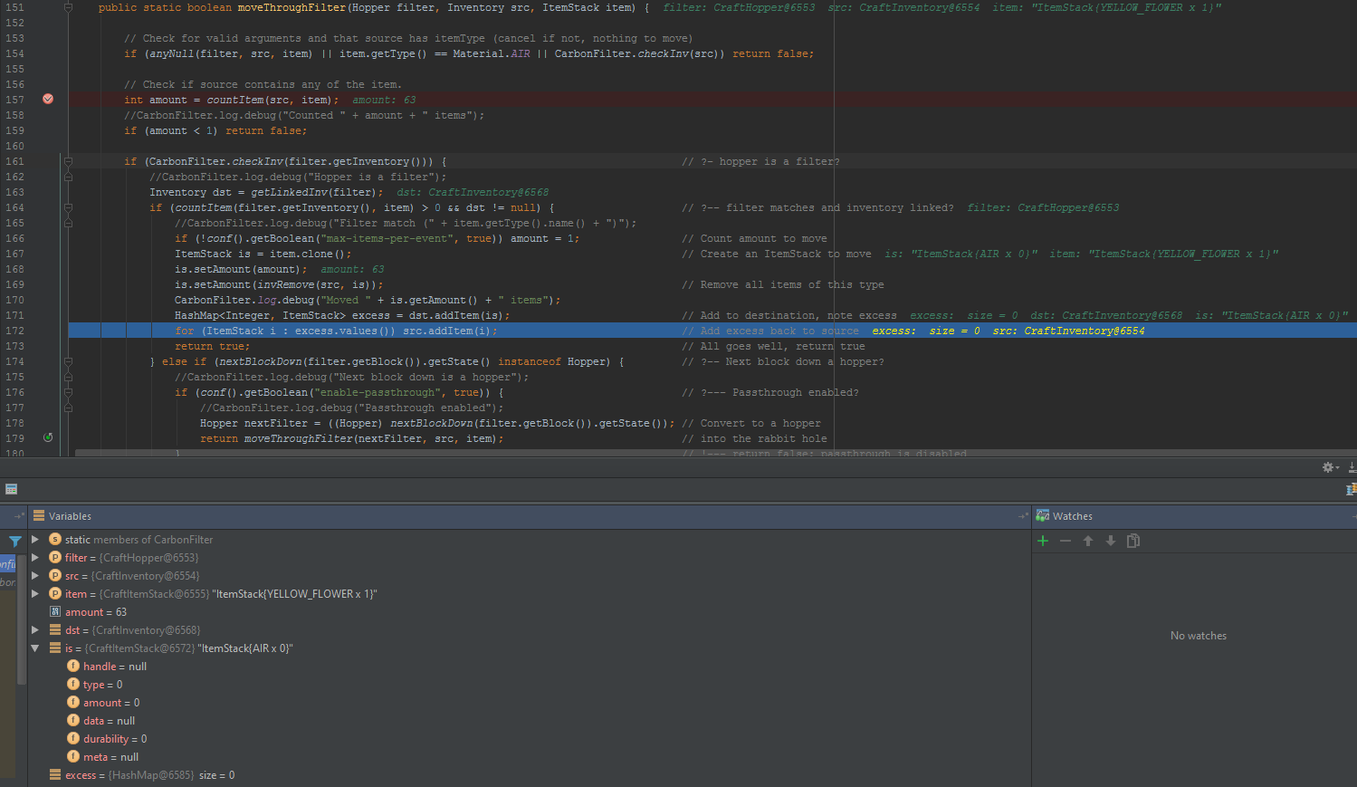 Solved - Trouble with removing items and ItemStack#getAmount() | SpigotMC - High Performance ...