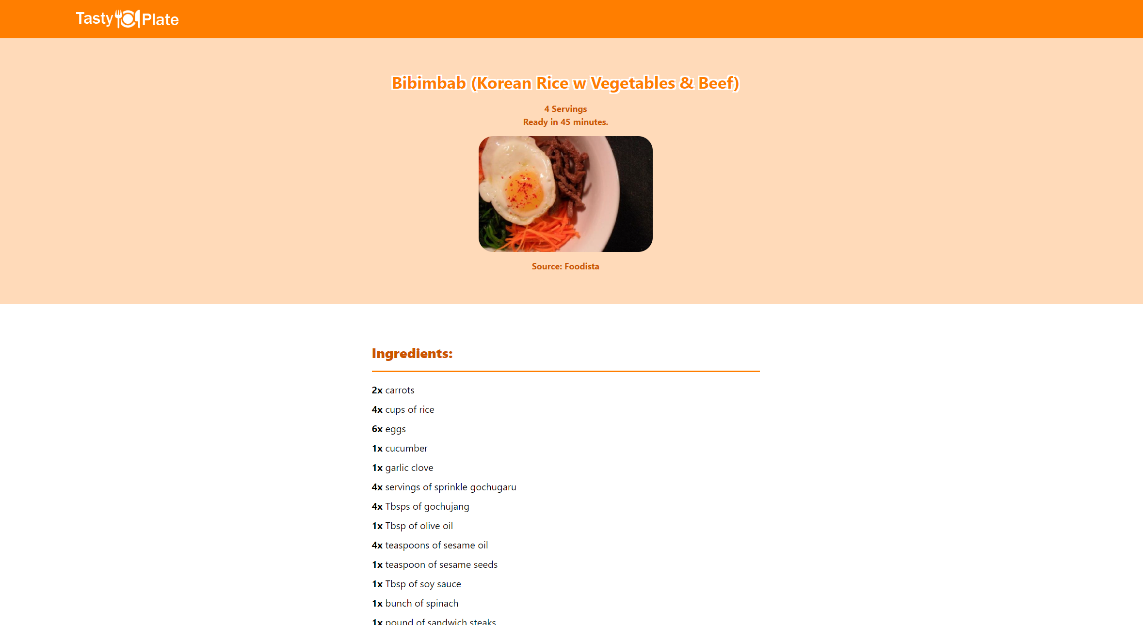 GitHub - RyanJohnsonDEV/tastyplate: Welcome to Tasty Plate! This website allows you to search ...