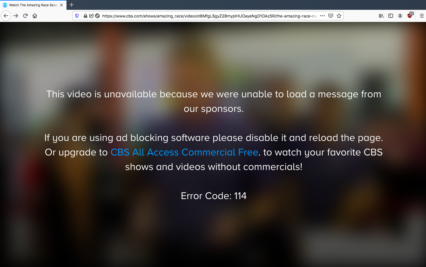 CBS.com (CBS All Access) detecting uBO : r/uBlockOrigin