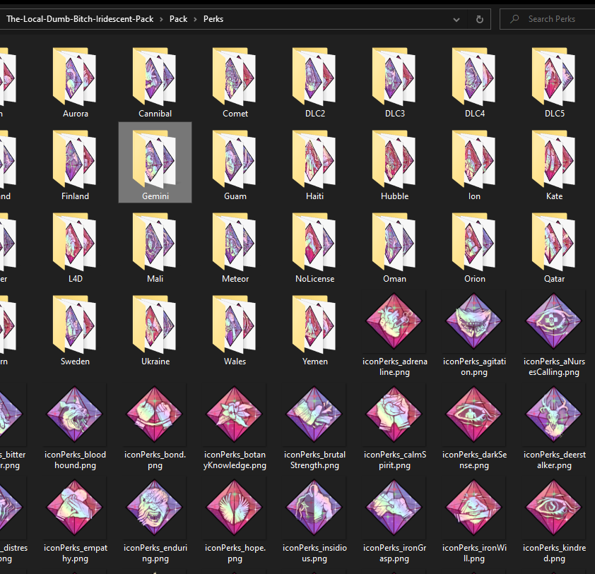 sparkly perk pack : r/PerkByDaylight