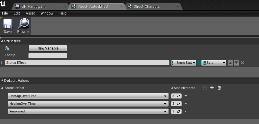I think I need.... an Array in an Array of Enum of a Struct... or something like that... : r ...