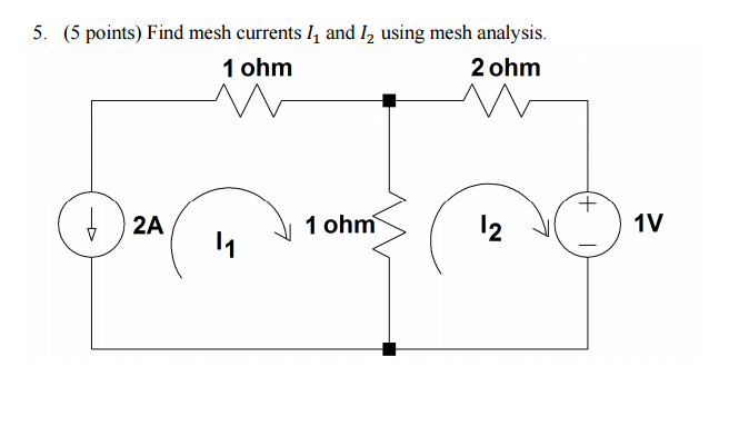 Solved Find Node Voltages V1 And V2 Using Nodal Analysis