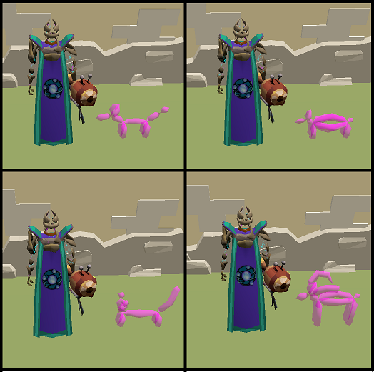 All four new balloon pets! : r/runescape
