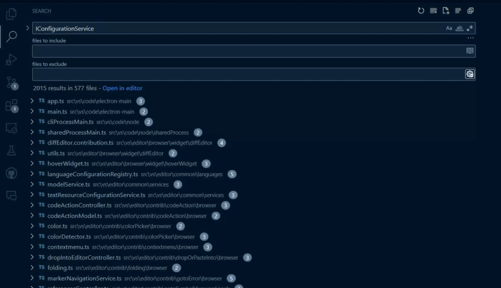 Refreshing Search Results Expands Collapsed Files In Search Results · Issue 203378 · Microsoft 