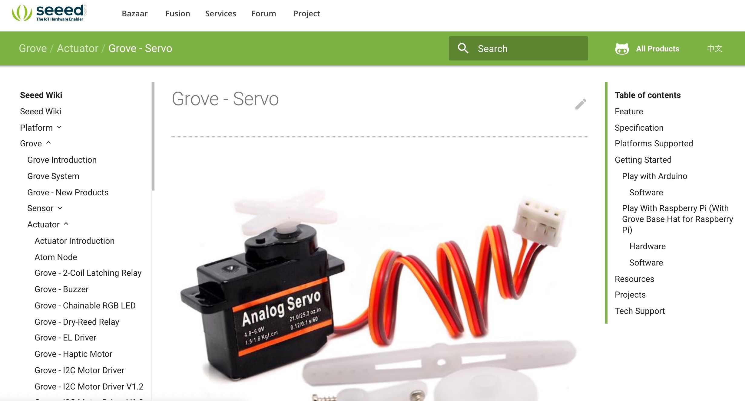 Nefry BTでGrove Servoを動かしてみる #Arduino - Qiita