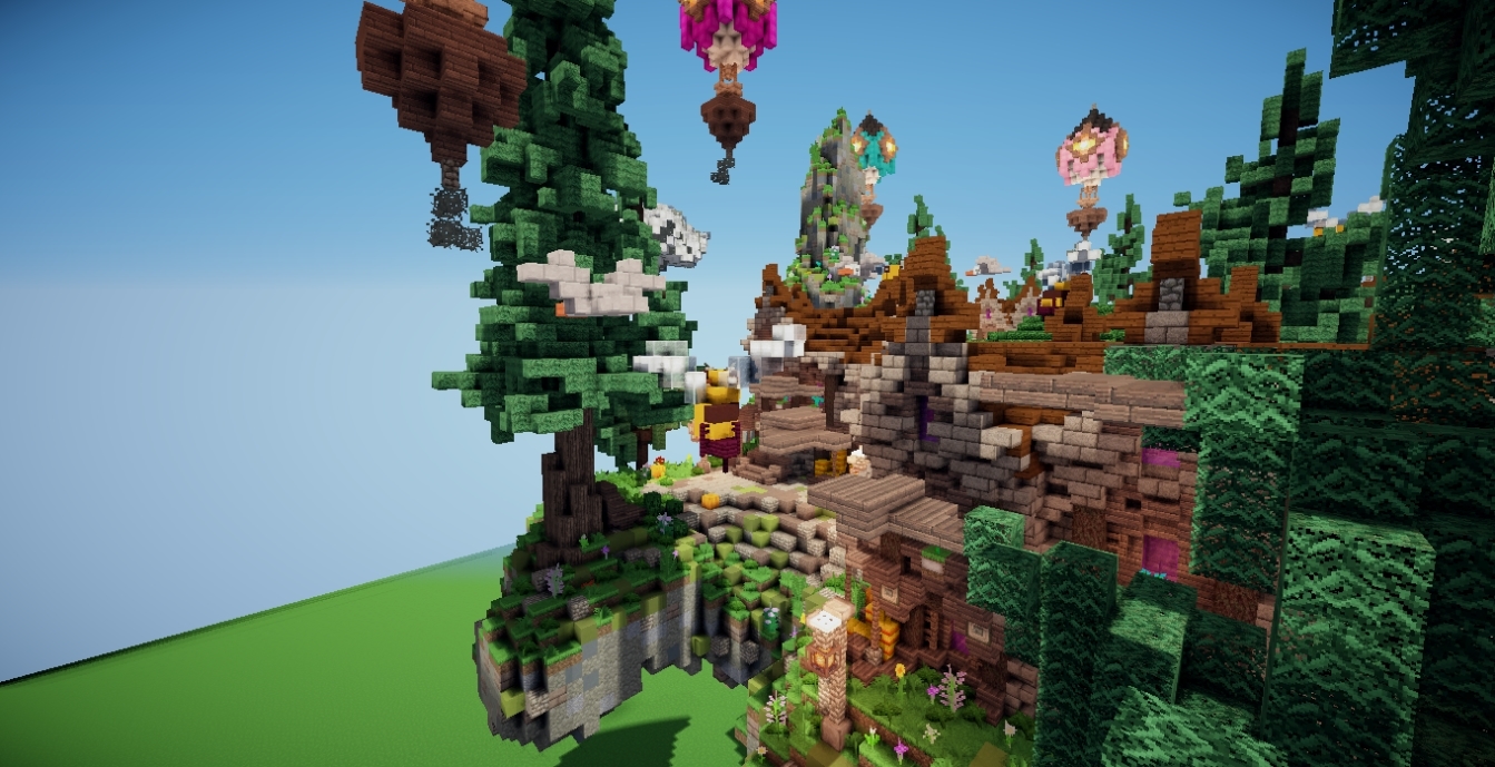 [Comission] Custom Spawn "Argon" Minecraft Map