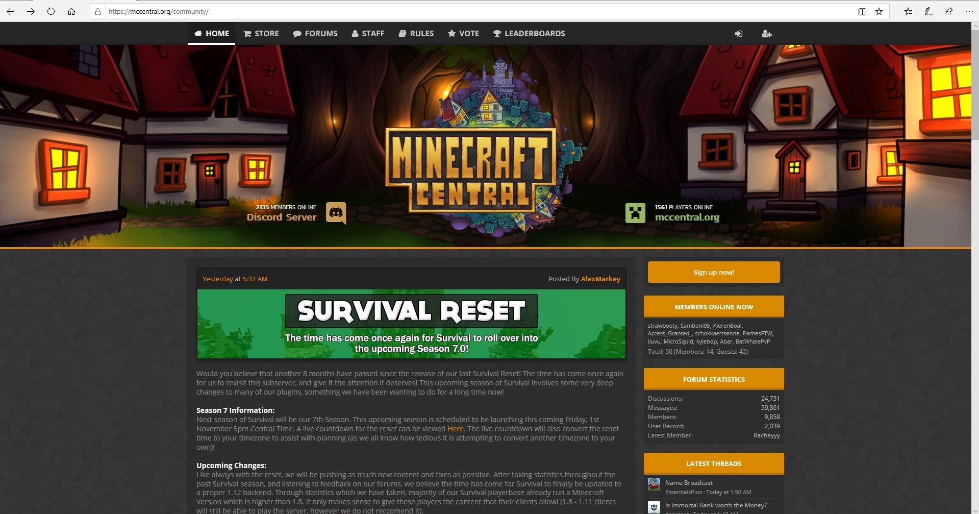 How to make a forums account | Minecraft Central | #1 Minecraft Server