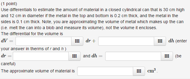 Solved Solve both parts please. Part A) Use differentials to | Chegg.com