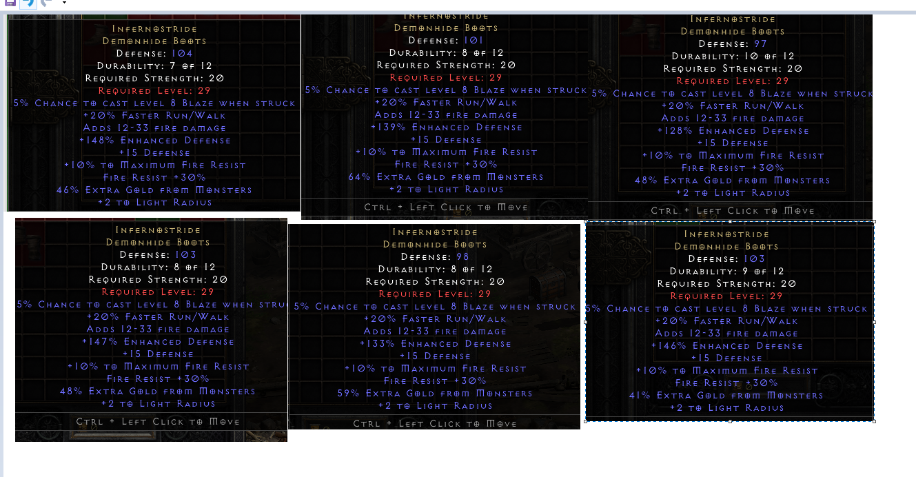 Xh23 Infernostride Boots Pack - Topic - d2jsp