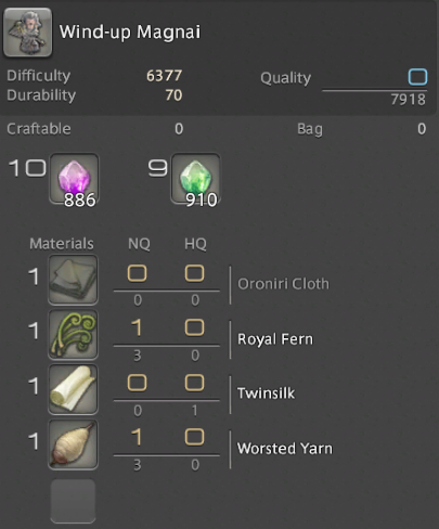 Namazu Beast Tribe Rank 7 Reward - Oroniri Cloth used for making Wind ...