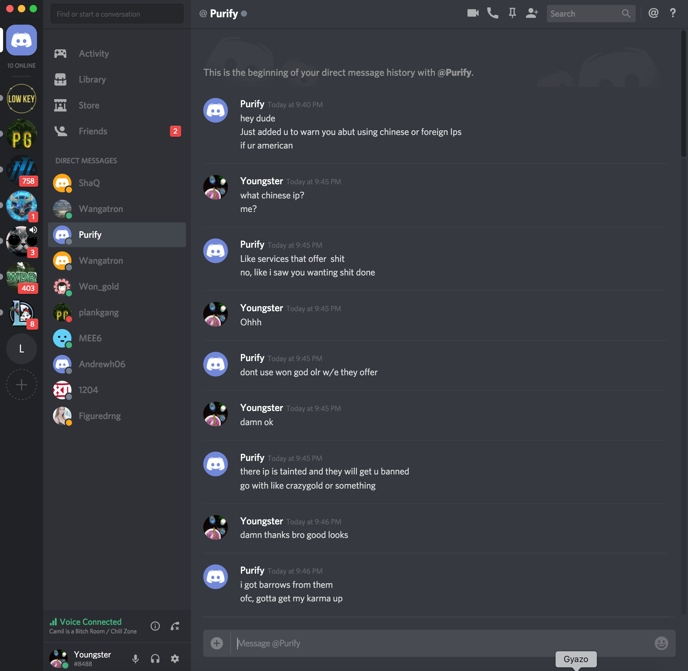 UPAY4DINNER TRYING TO SCAM SYTHE USERS IN MY DISCORD. | Sell & Trade ...